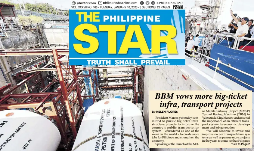 BBM vows more big-ticket infra, transport projects - PressReader