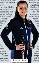 Ambitious Ashlyn inspired by Olympic greats of sport - PressReader