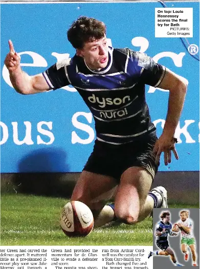 Quins fall short as Bath turn on power - PressReader