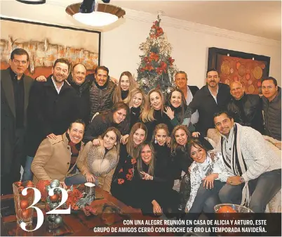 CON UNA ALEGRE REUNIÓN EN CASA DE ALICIA Y ARTURO, ESTE GRUPO DE AMIGOS CERRÓ CON BROCHE DE ORO ...