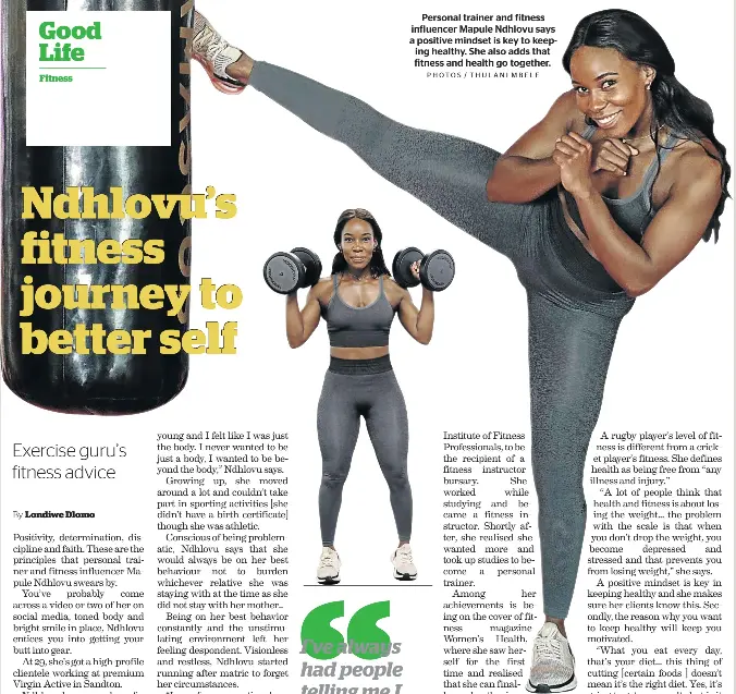 Ndhlovu’s fitness journey to better self - PressReader