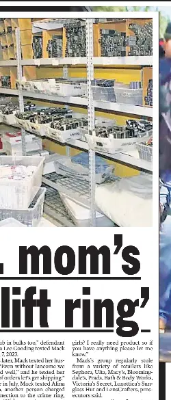 Calif. mom’s ‘shoplift ring’ - PressReader