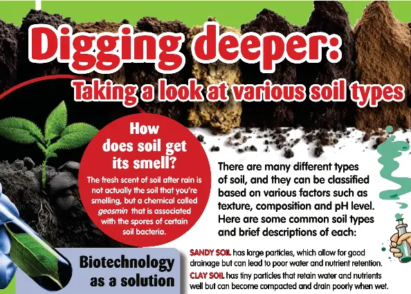 Digging deeper: Taking a look at various soil types - PressReader
