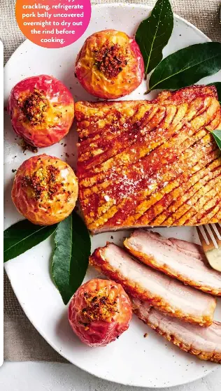 Fennel Roasted Pork Belly with Stuffed Apples - PressReader