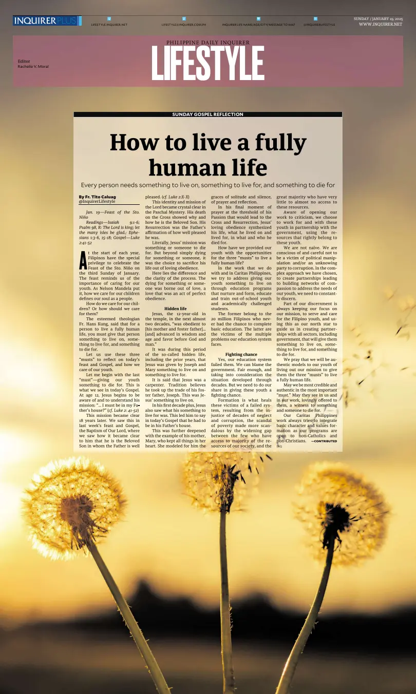 How to live a fully human life - PressReader