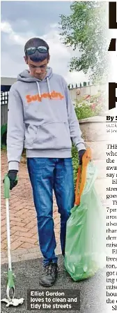 Litter picker Elliot ‘over the moon’ at public generosity - PressReader