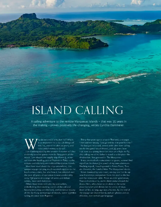 ISLAND CALLING - PressReader