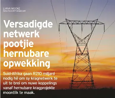 Versadigde netwerk pootjie hernubare opwekking - PressReader