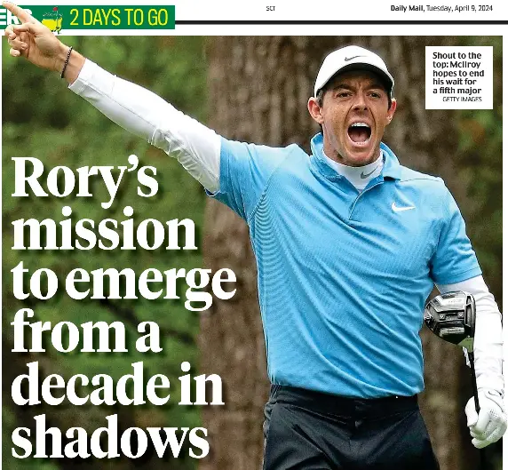 Rory’s mission to emerge from a decade in shadows - PressReader