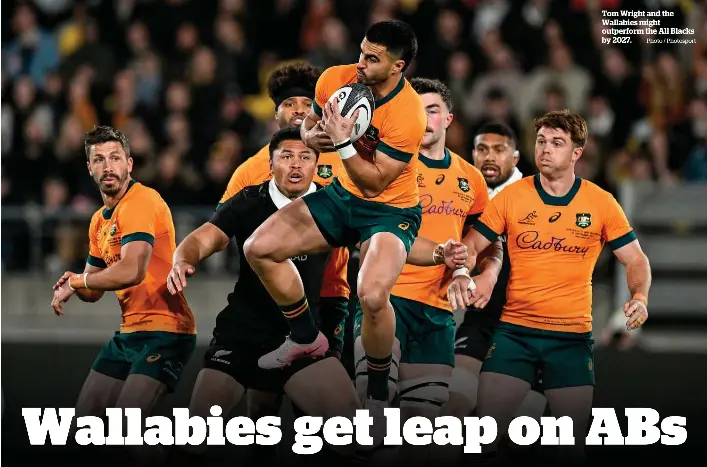 Wallabies get leap on ABs - PressReader