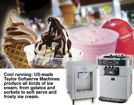 Technolux introduces Taylor soft-serve ice cream machines - PressReader