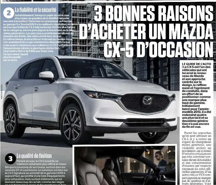 3 BONNES RAISONS D’ACHETER UN MAZDA CX-5 D’OCCASION - PressReader