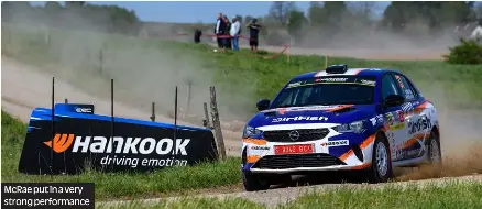 DETERMINED McRAE DELIVERS WITH RAPID TIMES ON EUROPEAN DEBUT - PressReader