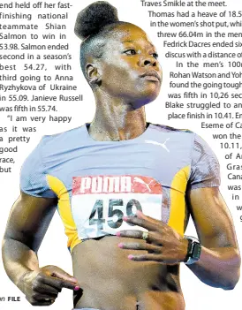 Diamond League wins for Jackson, Clayton - PressReader