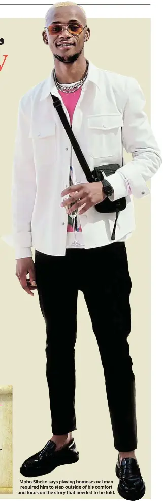 As a straight man, Mpho says his gay role is ‘different’ - PressReader