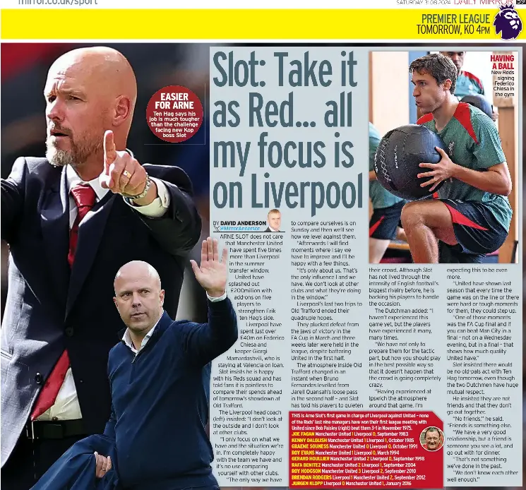 Slot: Take it as Red... all my focus is on Liverpool - PressReader