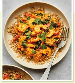 Prawn & Vegetable Curry With Brown Rice - PressReader