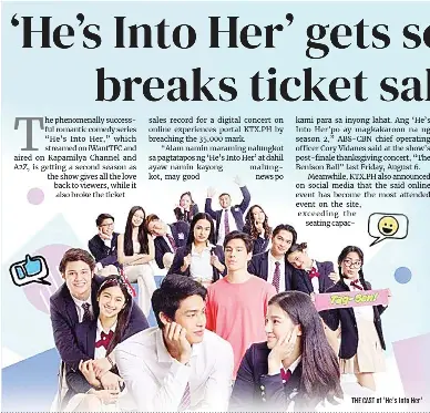 ‘He’s Into Her’ gets second season, breaks ticket sales record - PressReader
