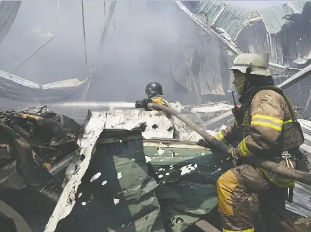 Russia smashes train tracks in Kharkiv region - PressReader