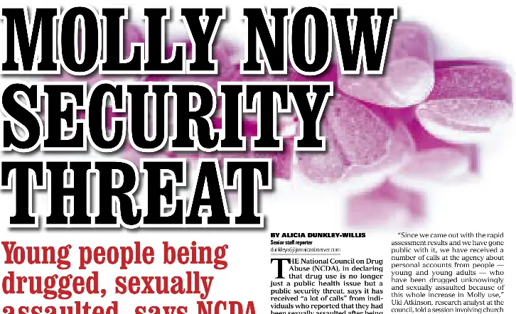 MOLLY NOW SECURITY THREAT - PressReader