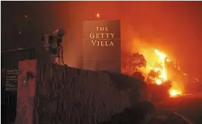 How the Getty Museum survived the LA fires practicall­y unscathed ...