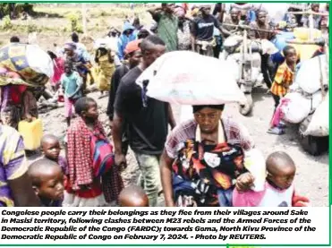 DRC-RWANDA CRISIS: WHAT’S NEEDED TO PREVENT A REGIONAL WAR - PressReader