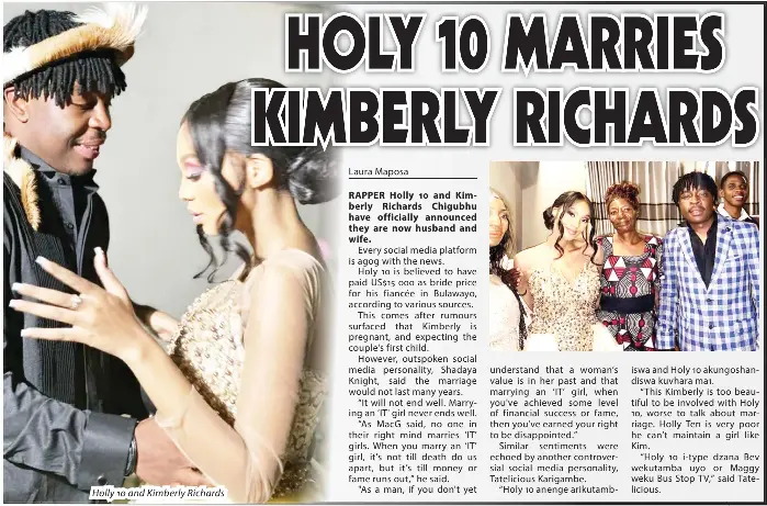 HOLY 10 MARRIES KIMBERLY RICHARDS - PressReader