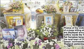 Families pray at Thai temple for slain victims - PressReader