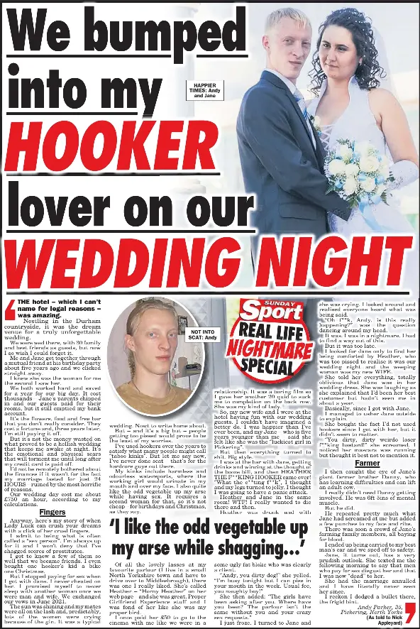 We bumped into my HOOKER lover on our WEDDING NIGHT - PressReader