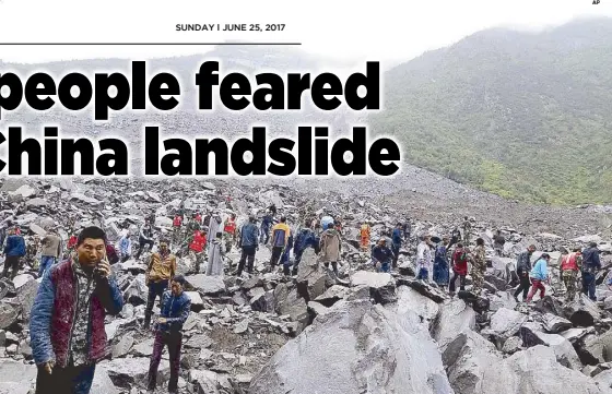 Over 120 feared buried in China landslide - PressReader