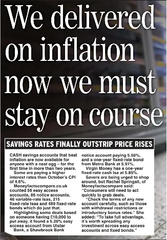 We delivered on inflation now we must stay on course - PressReader