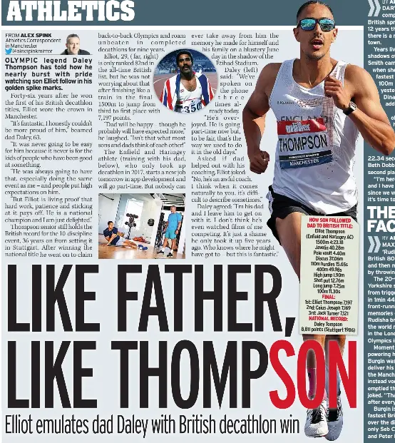 LIKE FATHER , LIKE THOMPSON - PressReader