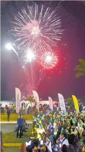 Clarendon family witnesses fireworks for first time - PressReader