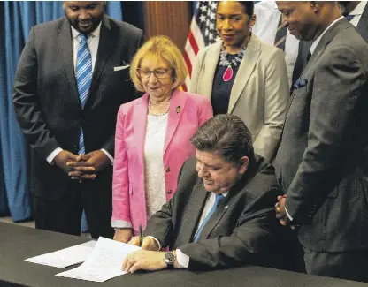 PRITZKER BLAMES ‘TRUMP SLUMP’ FOR DIFFICULT BUDGET YEAR - PressReader