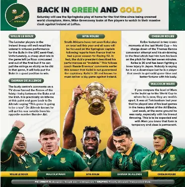 Partisan Loftus crowd set to give Ireland a warm welcome - PressReader