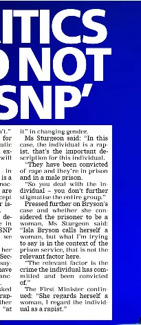‘BILL CRITICS SHOULD NOT LEAVE SNP’ - PressReader