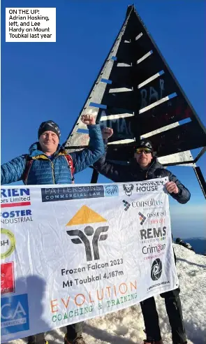 Charity team set sights high as they look to top Mount Olympus - PressReader