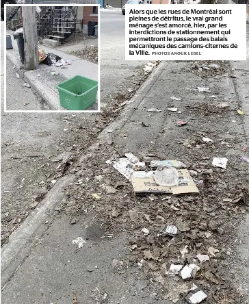 Les rues de Montréal sont sales, sales, sales - PressReader