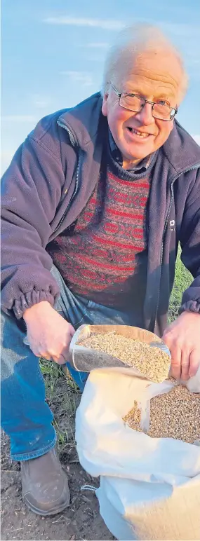 Angus Mcdowall also adds value to his wheat by milling it on his arable ...