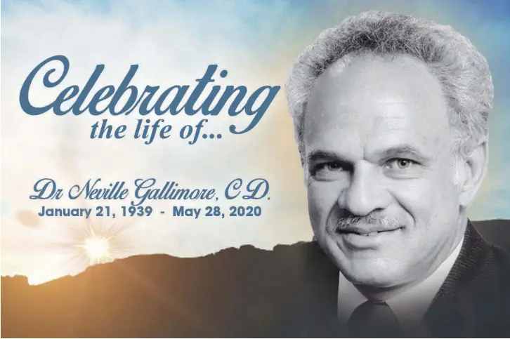 Former Government Minister Dr Neville Gallimore Has Died - PressReader