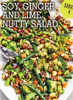 Soy, Ginger and lime nutty Salad - PressReader