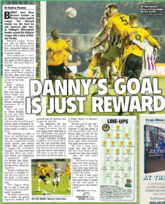 DANNY’S GOAL IS JUST REWARD - PressReader