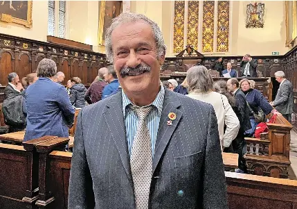 Long-serving city councillor and cop Percy honoured - PressReader