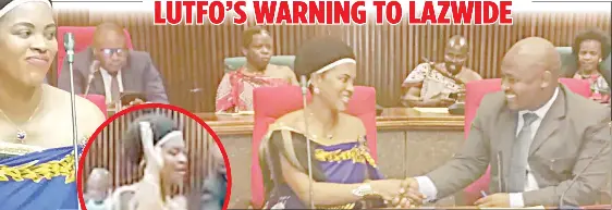 LUTFO’S WARNING TO LAZWIDE - PressReader