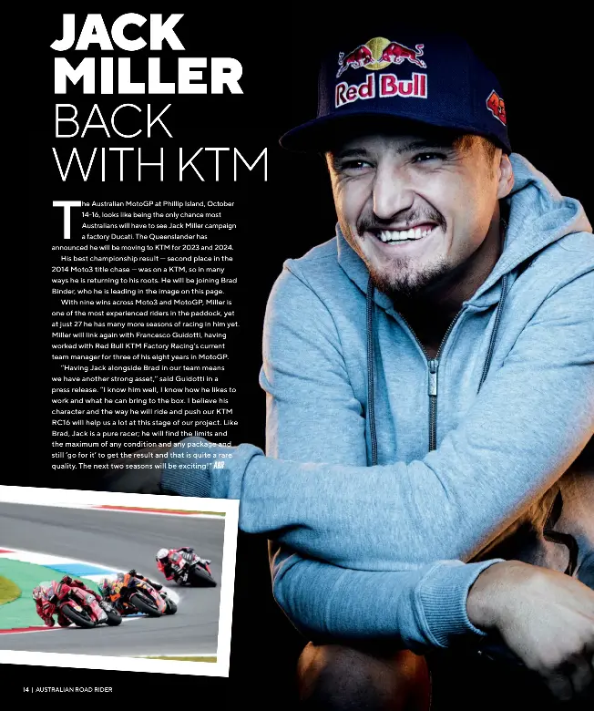 JACK MILLER BACK WITH KTM - PressReader