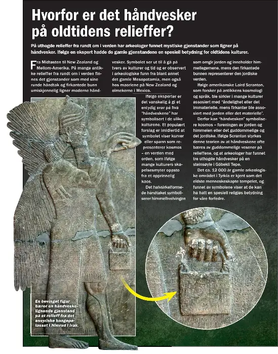 Hvorfor er det håndvesker på oldtidens relieffer? - PressReader