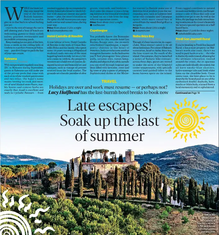 Late escapes! Soak up the last of summer - PressReader