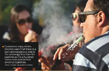 One hour of shisha smoking equivalent to smoking 100 cigarettes ...