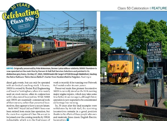 Celebratin­g the Class 50s - PressReader