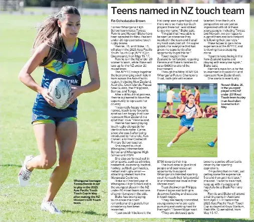 Teens named in NZ touch team - PressReader